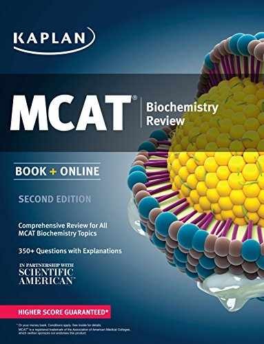 Kaplan MCAT Biochemistry Review: Book + - Paperback, by Kaplan - Acceptable 9781625231253| eBay