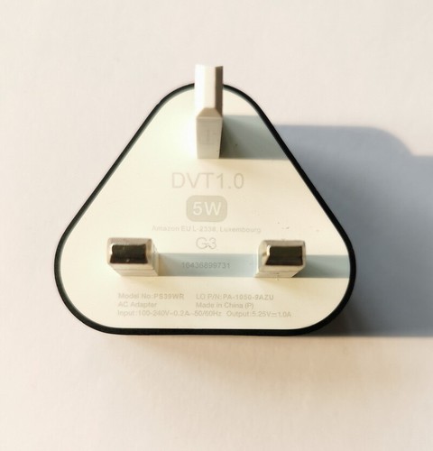 UK Plug 5W Charger For Amazon Fire Kindle, Fire TV Stick Power Adapter ...