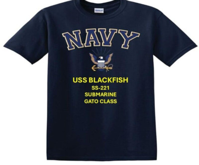 USS BLACKFISH SS-221* SUBMARINE*EAGLE SHIRT*NAVY OFFICIALLY LICENSED | eBay