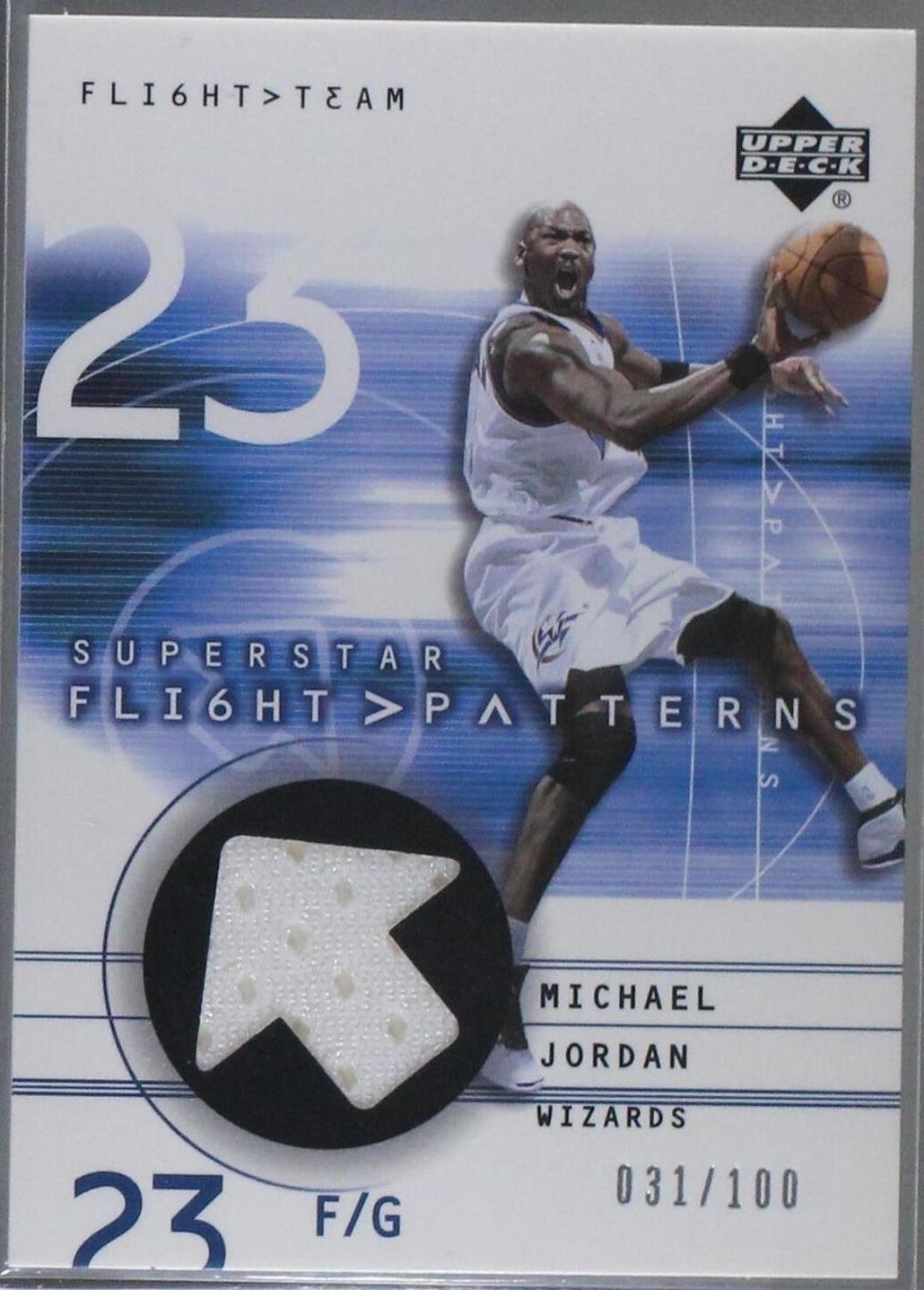 2001-02 Upper Deck Flight Team - Flight Patterns Michael Jordan #MJ ...