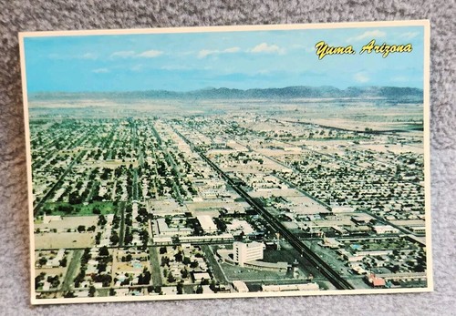 Aerial View Looking West on Busy Fourth Street Yuma Arizona Postcard | eBay