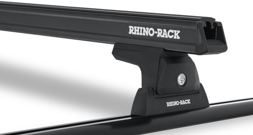 Rhino HD RLT600 Trackmount Black 2 Bar Roof Rack for TOYOTA Tundra 4dr ...