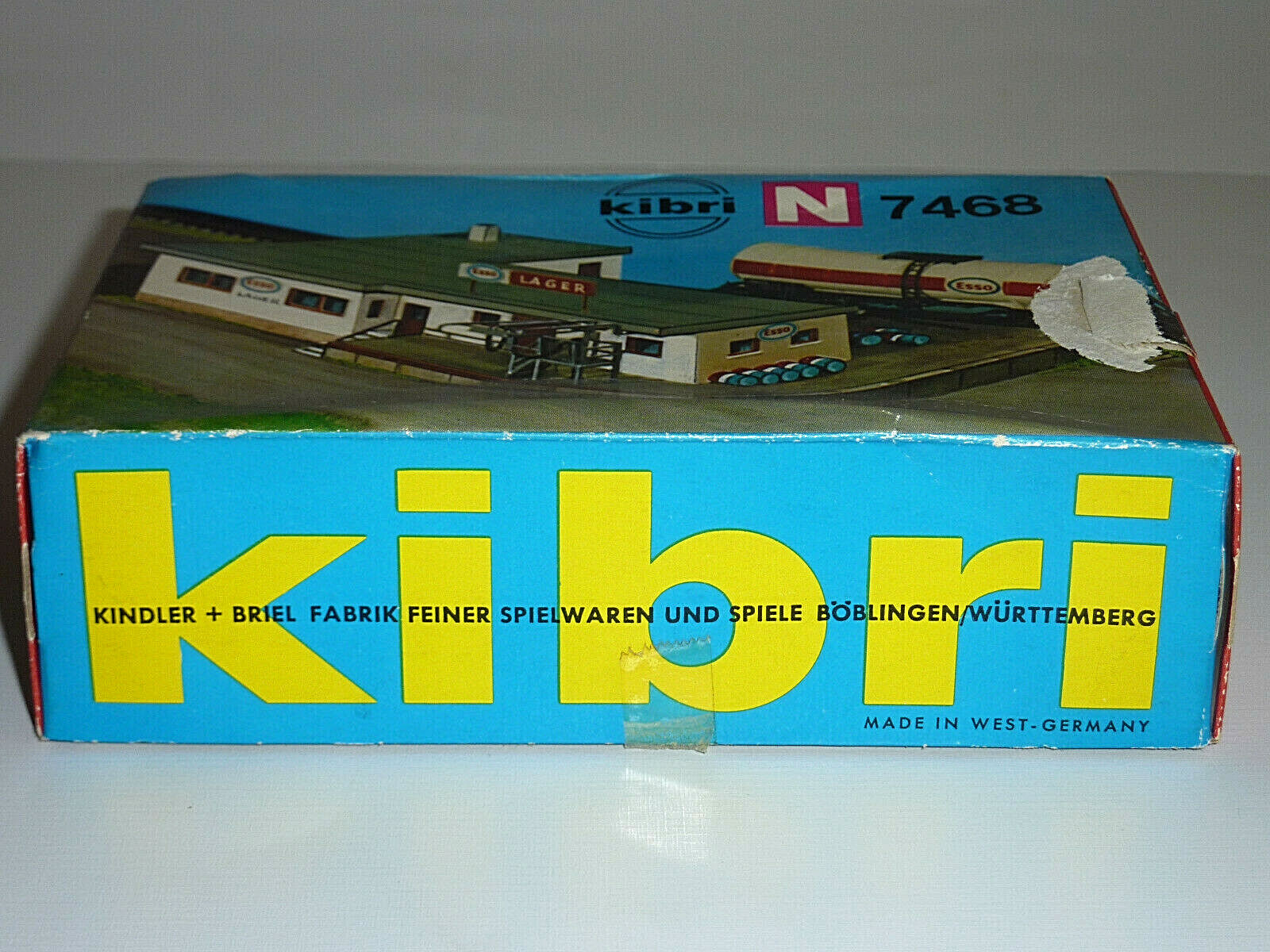 KIBRI B 7468 ESSO TANKLAGER KRAFTSTOFFLAGER FUEL STORAGE N BAUSATZ KIT ...
