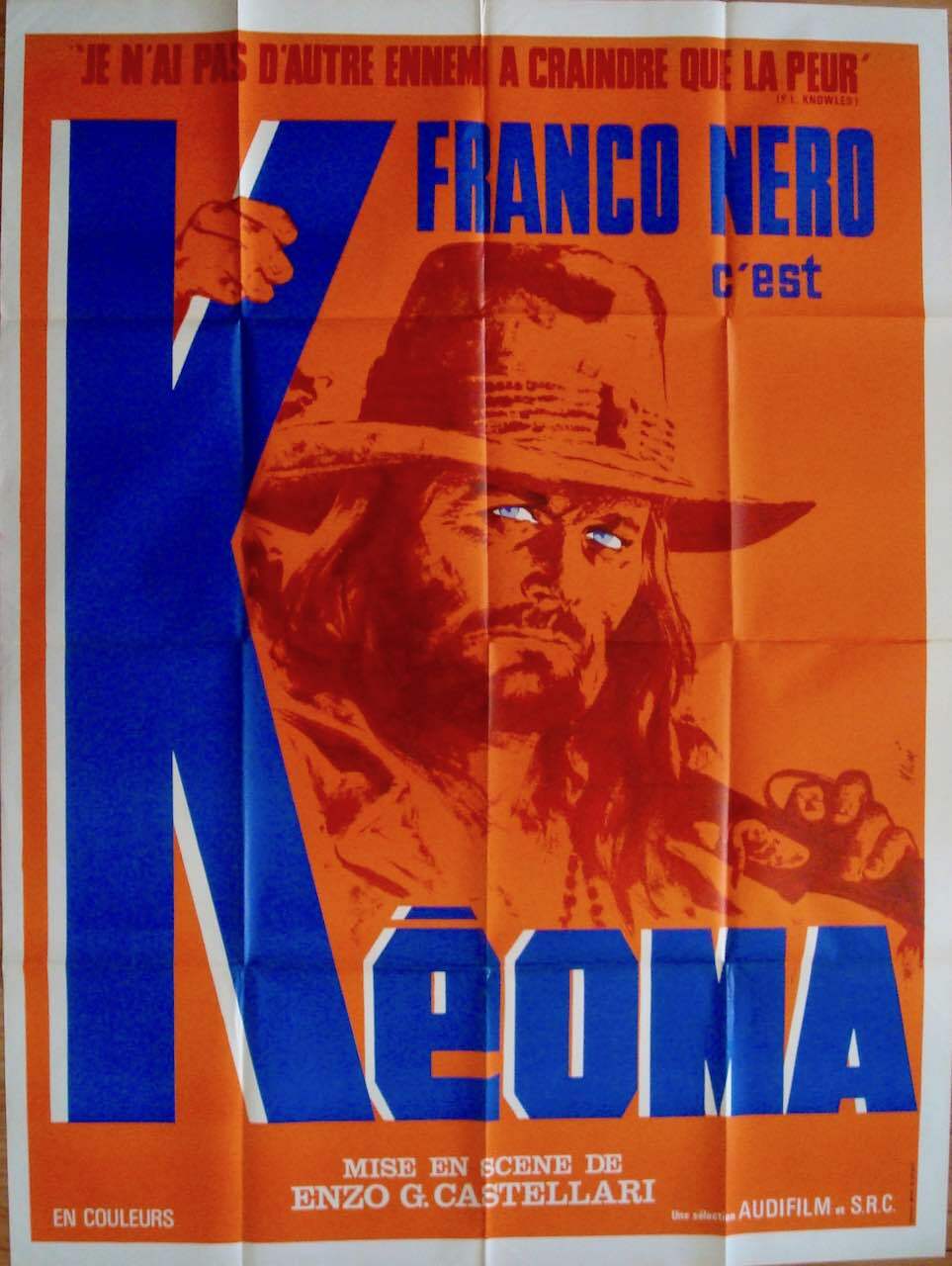 KEOMA French Grande movie poster 47x63 FRANCO NERO WESTERN JEAN MASCII ...