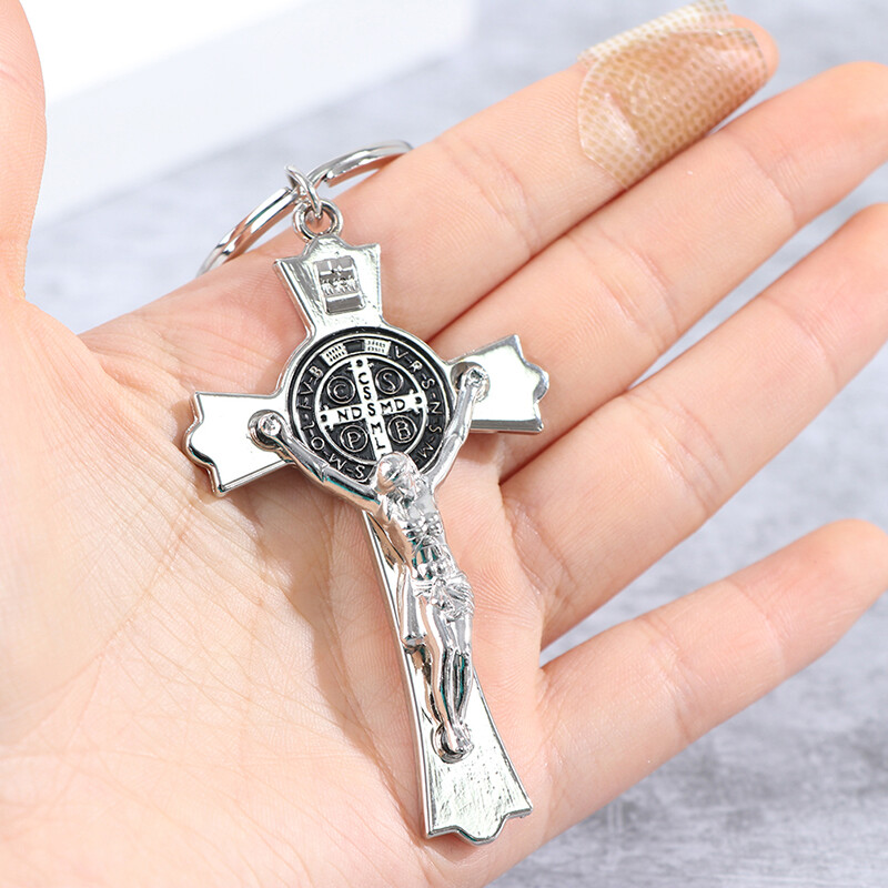 Jesus Cross Keychains Christian Religion Key Chains Fashion Jewelry ...