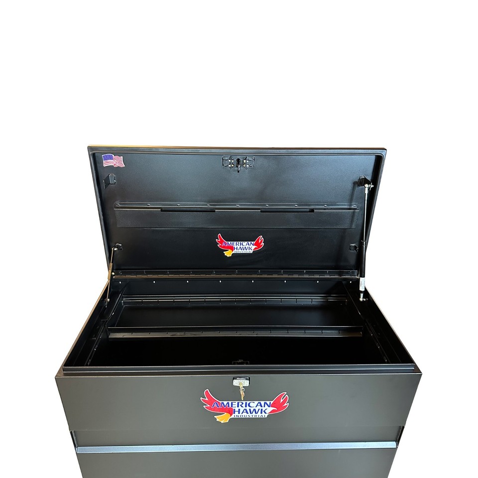 Job Box Tool Box - Black | Construction Tool Box | Tool Chest 48