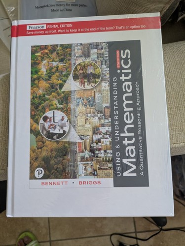Brandnew Using and Understanding Mathematics: A Quantitative Reasoning Approach | eBay