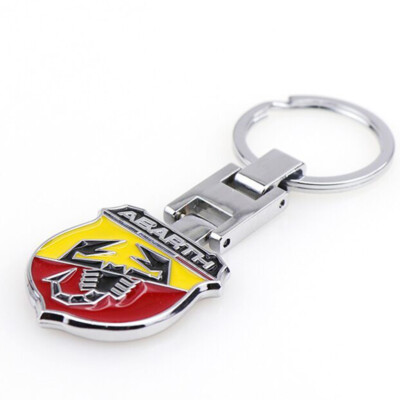 3D Scorpion Car Key Fob Keychain Keyrings Ring for Abarth 500 500C 595C ...
