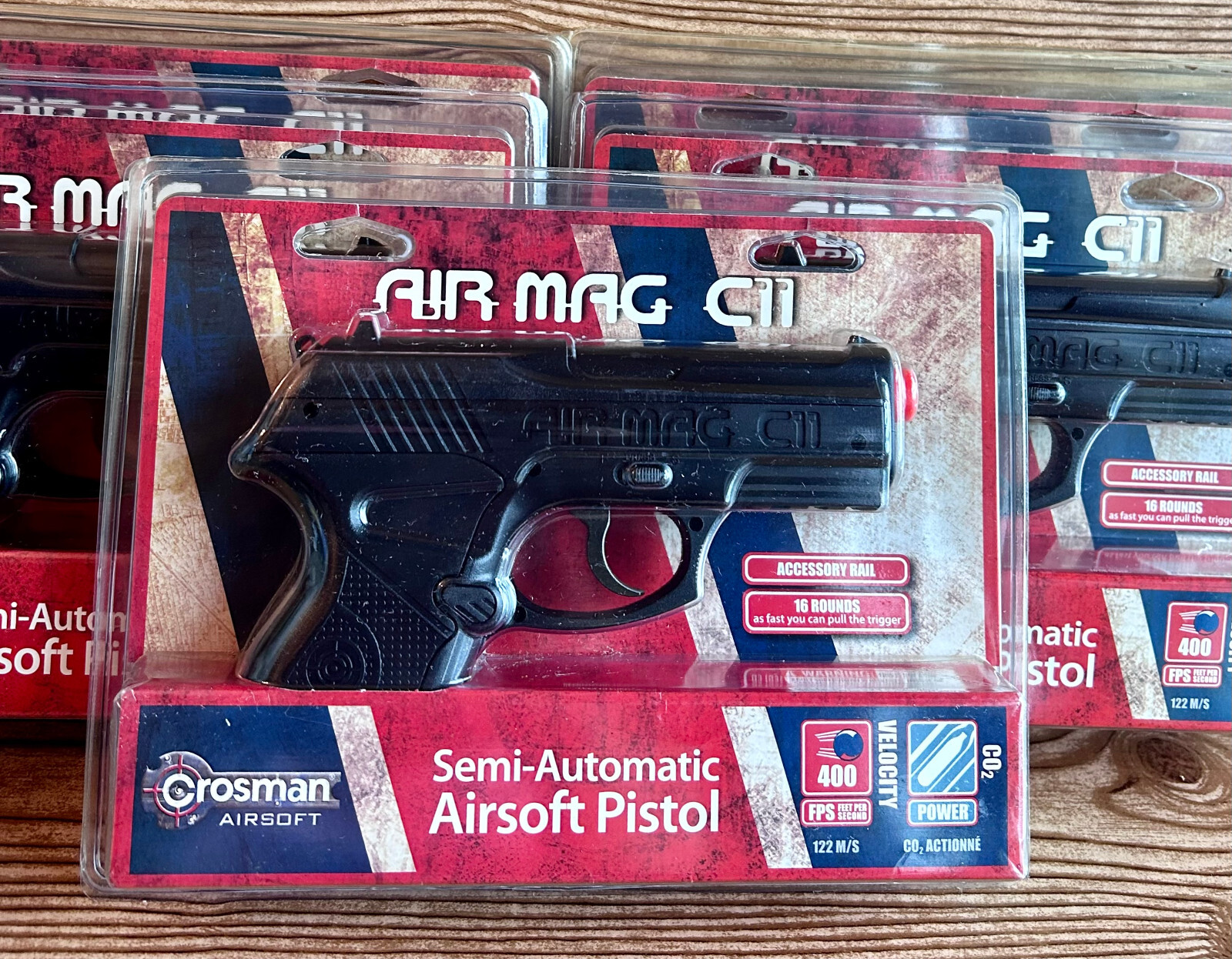 Crosman Air Mag C11 Semi-auto Airsoft Pistol Black SAMC11 for sale ...