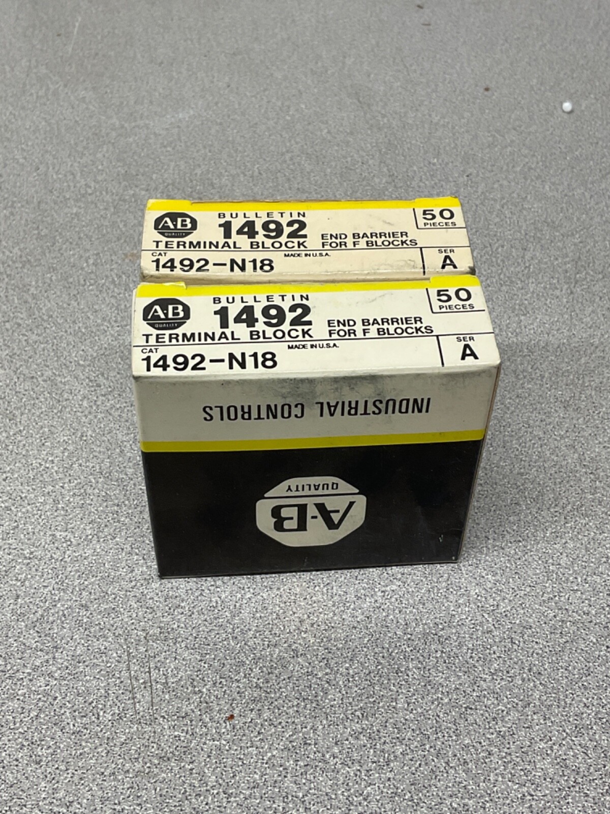 *NEW LOT OF 100* Allen Bradley 1492-N18 Ser A Terminal Block Accessory ...