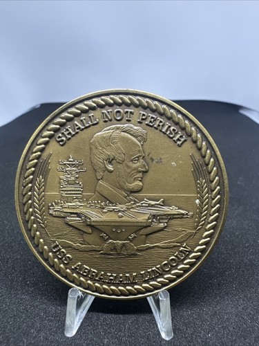 USS ABRAHAM LINCOLN COMMANDING OFFICER CVN-72 CHALLENGE COIN | eBay