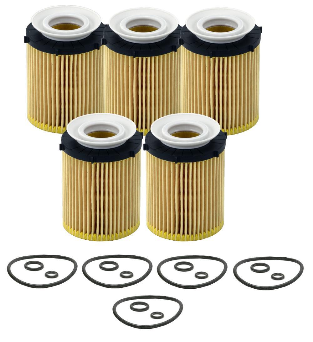 Wix Set of 5 Engine Motor Oil Filters For Freightliner Infiniti ...
