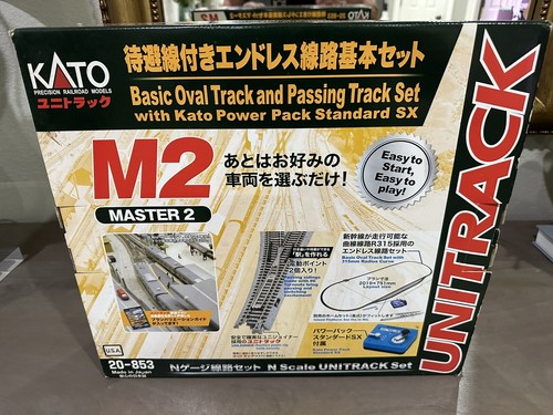 Kato M2 N Scale ~ New 2024 ~ Basic Oval Siding Track Set W/Kato Pwr ...
