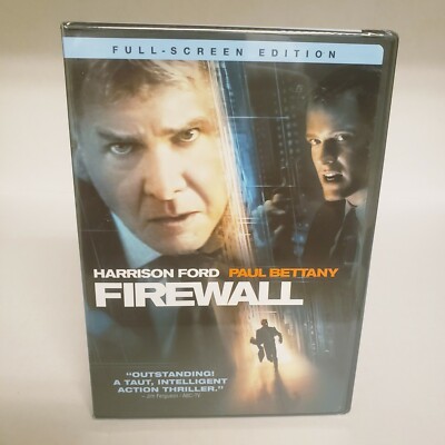 Firewall (DVD, 2006, Full Screen) Harrison Ford Paul Bettany NEW ...