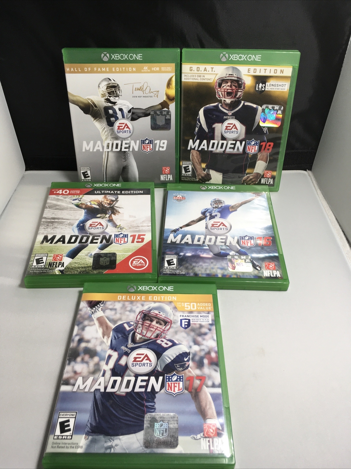 Madden NFL XBOX ONE 15, 16, 17, 18, 19 (Lot Of 5) | eBay