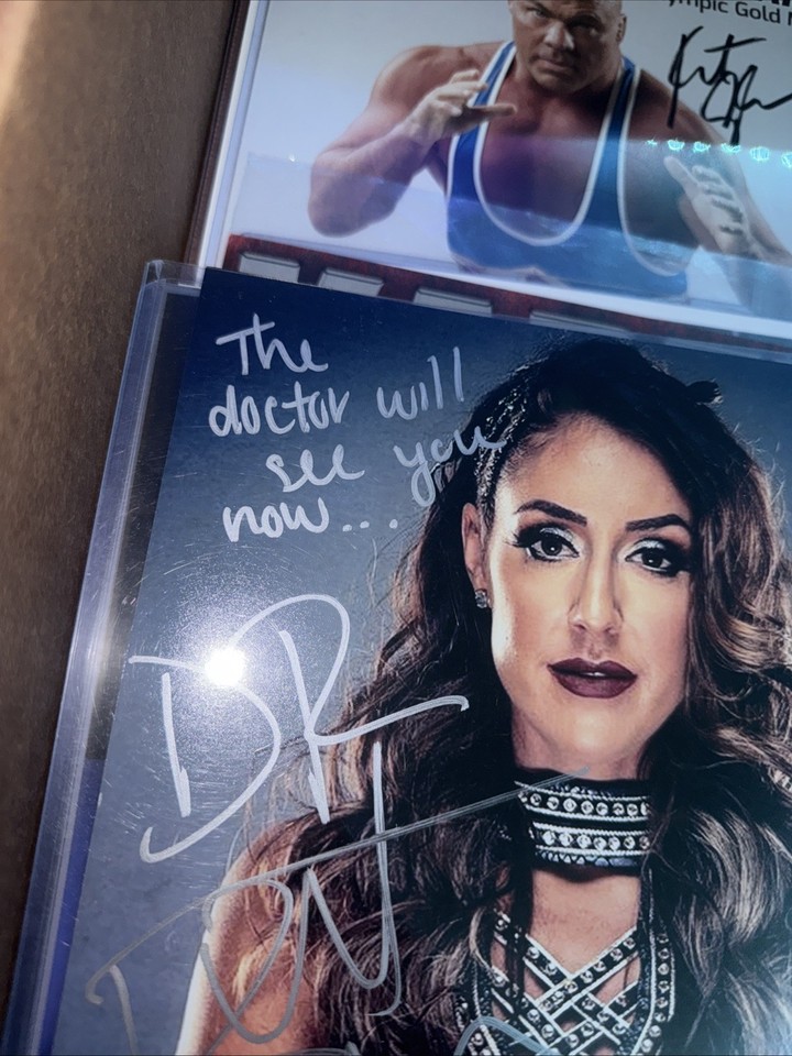 Dr Britt Baker DMD AEW Signed Autograph 8x10 Photo With Inscription | eBay