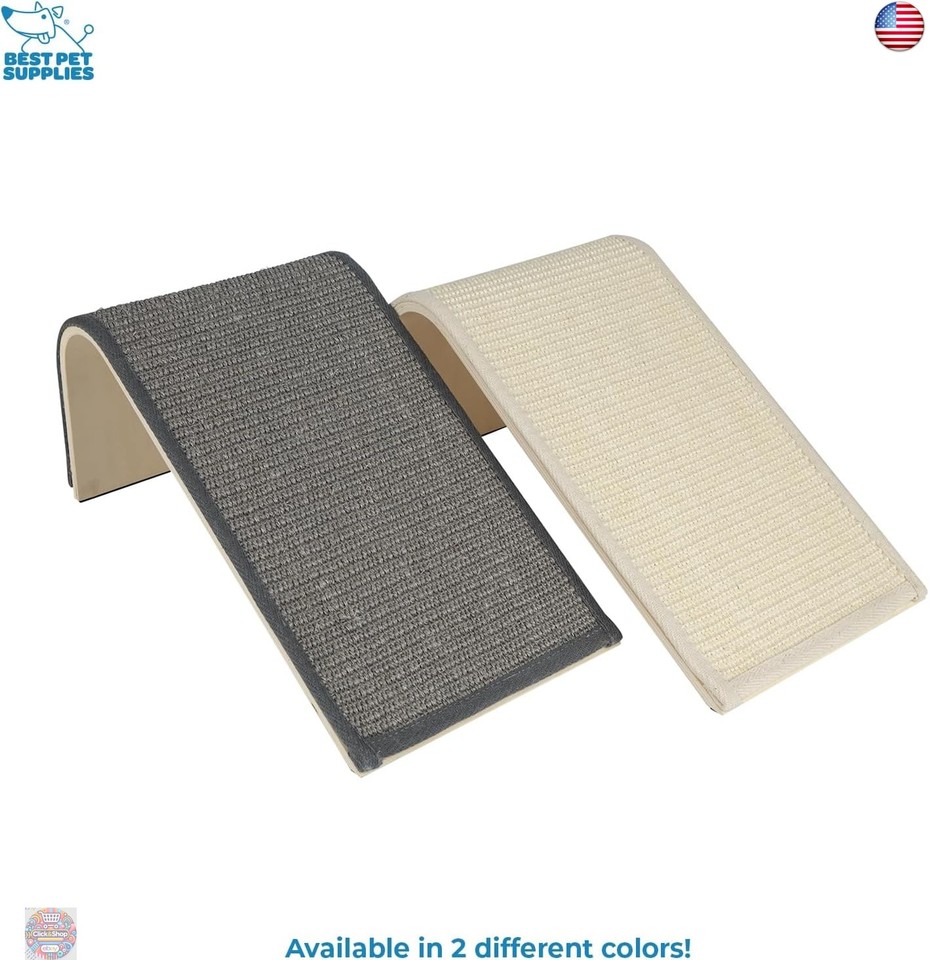Best Pet Supplies Catify Sloped Sisal Cat Scratchers for Indoor Cats ...