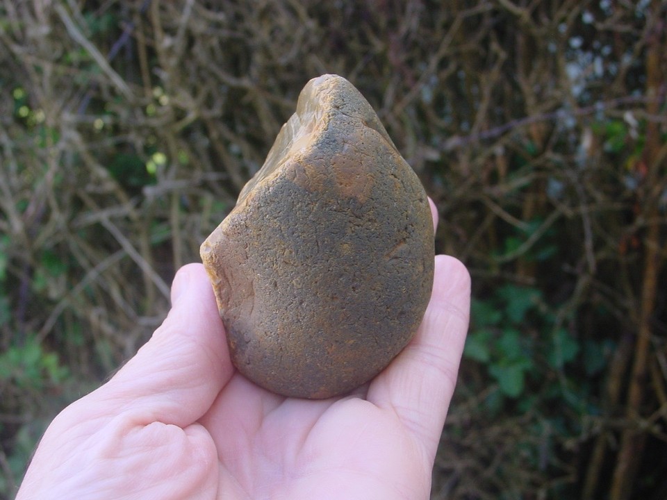 Acheulian Lower Palaeolithic Flint UNIFACIAL PEBBLE CHOPPER Hampshire ...