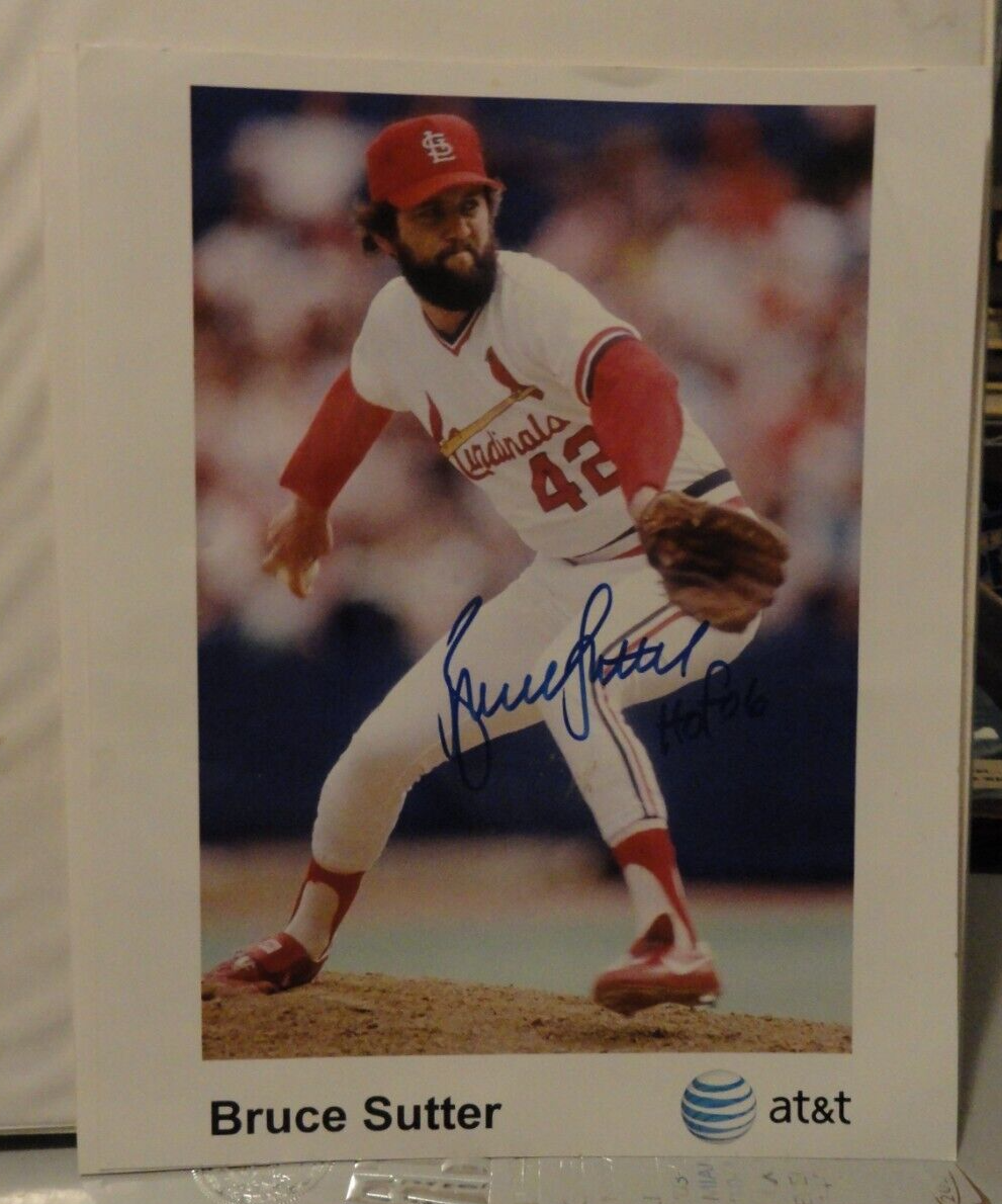 Bruce Sutter Autograph 8x10 Photo | eBay