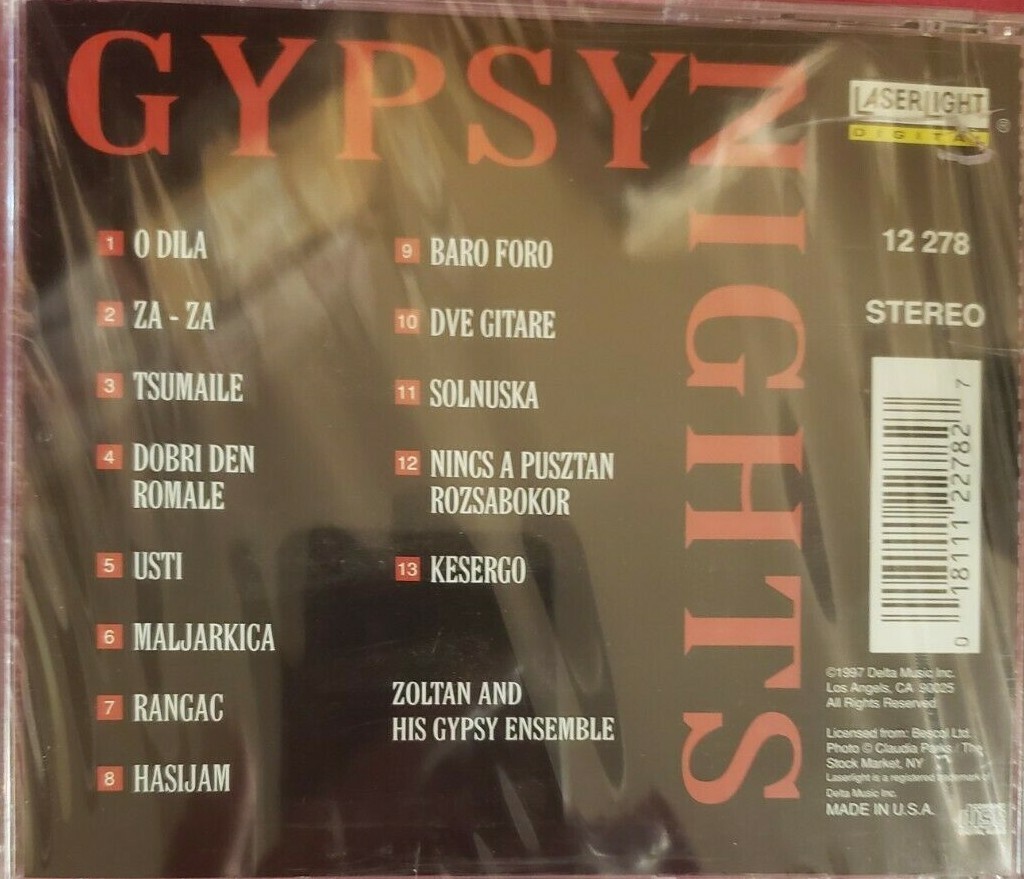 Gypsy Nights by The World Gypsies (CD, Aug-1994, Laserlight) for sale ...