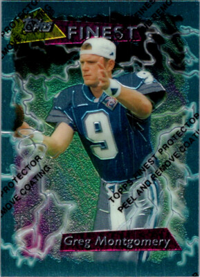 Greg Montgomery 1995 Finest #64 Football Card | eBay