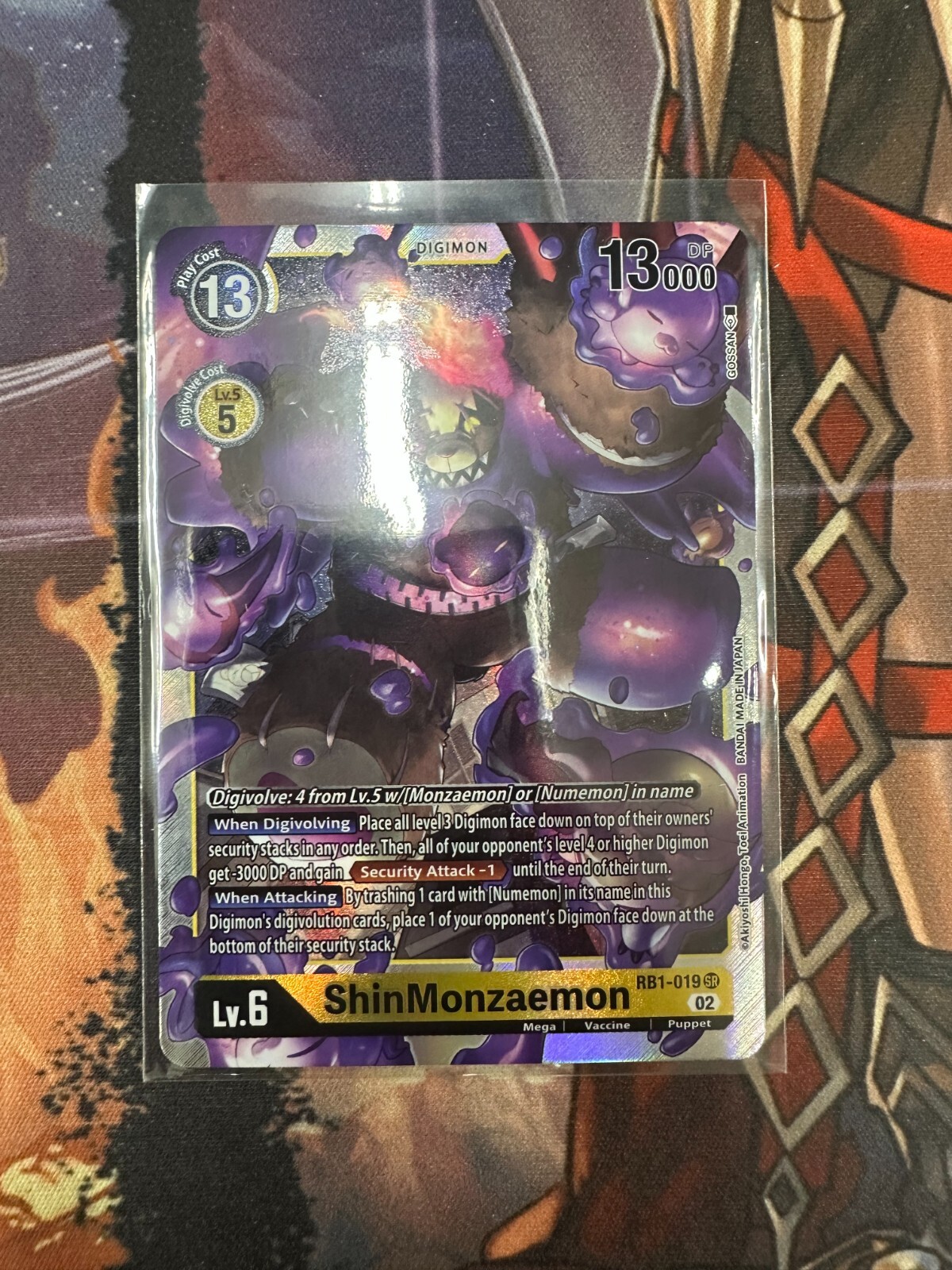 Digimon TCG ShinMonzaemon RB1-019 SR Resurgence NM | eBay