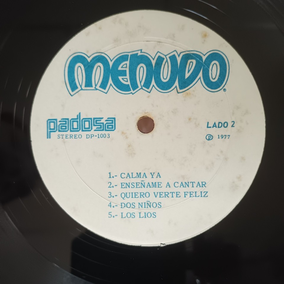 Menudo ‎– Los Fantasmas [1977] Vinyl LP Latin Pop Ballad Padosa Rare | eBay