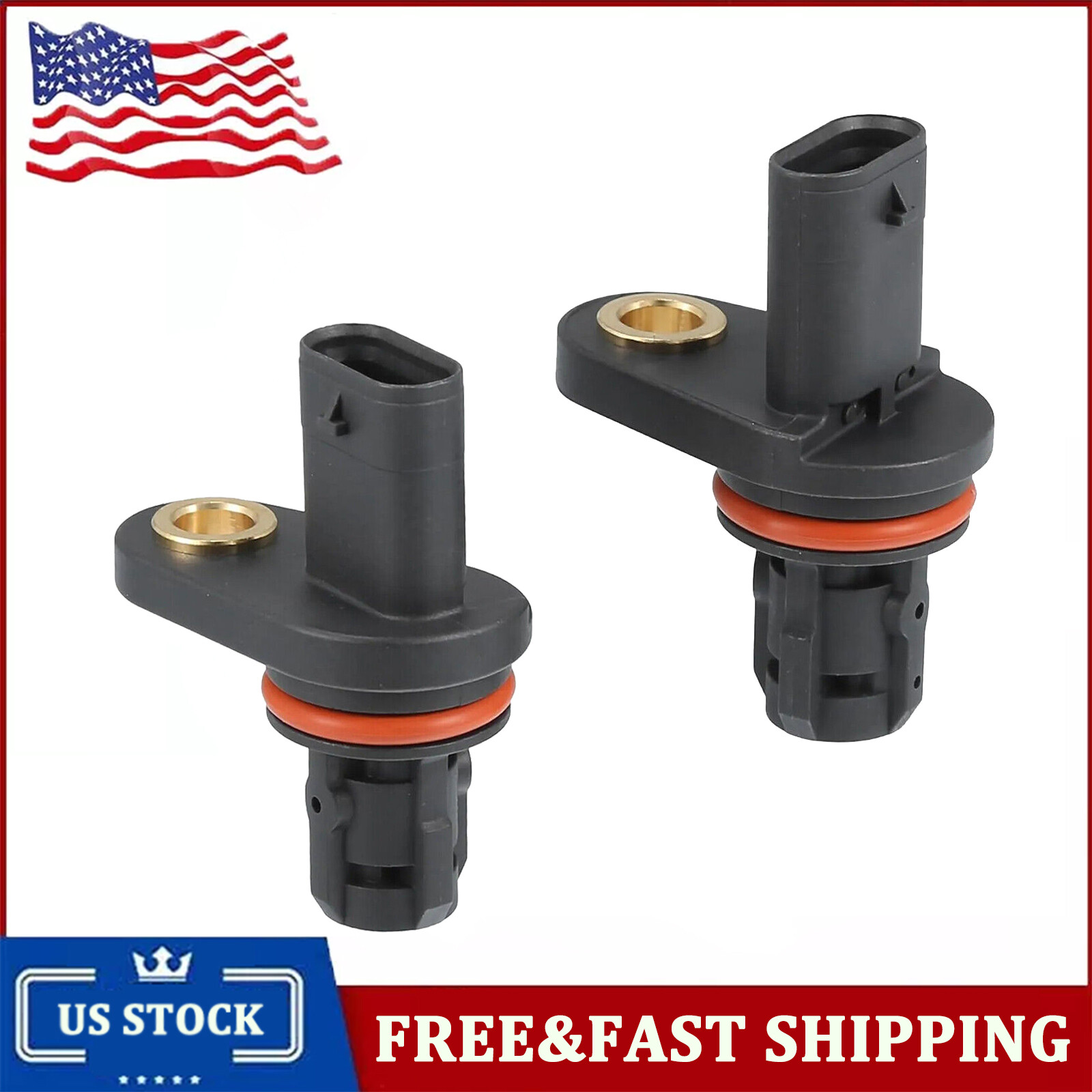 2pcs Intake+Exhaust Car Cam Camshaft Position Sensor For Chevrolet ...