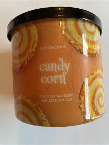 Candy Corn Candle Halloween Goose Creek. 14.5 Oz. Burn Time 50 Hours ...
