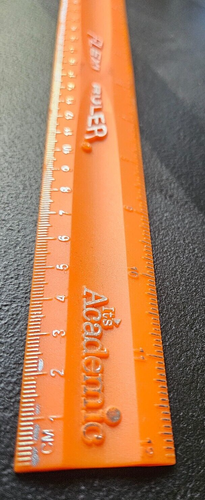 FLEXI RULER. ACADEMIC. VINTAGE ORANGE FLEXIBLE, 12 INCH | eBay