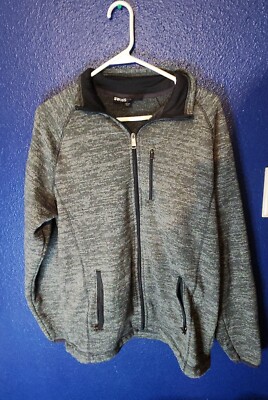 Swiss Tech Black Mens Jacket Size M 38-40 Full Zip Up | eBay