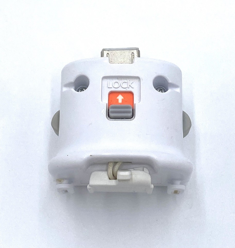 Nintendo Wii Official OEM Motion Plus Adapter Remote Attachment White ...