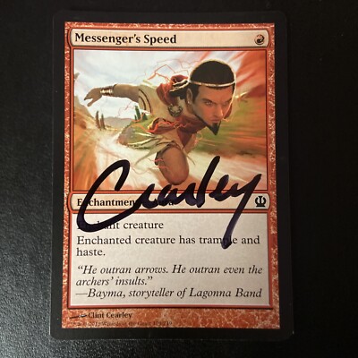 Messenger’s Speed MTG Clint Cearley AP Signed Artist Proof | eBay