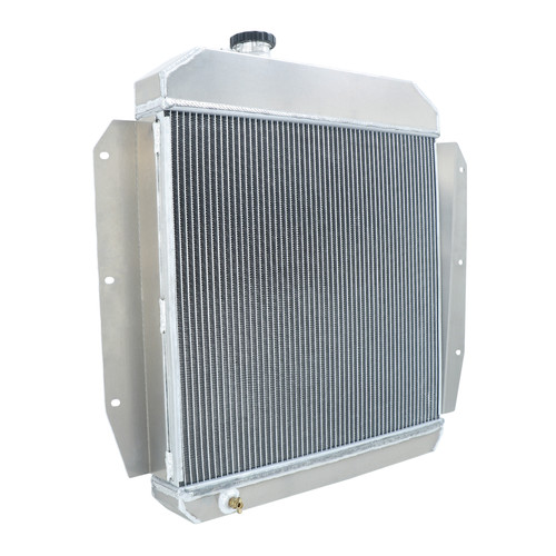 4 ROW ALUMINUM RADIATOR FOR 1955-1959 CHEVY TRUCK PICKUP LS ENGINE SWAP ...