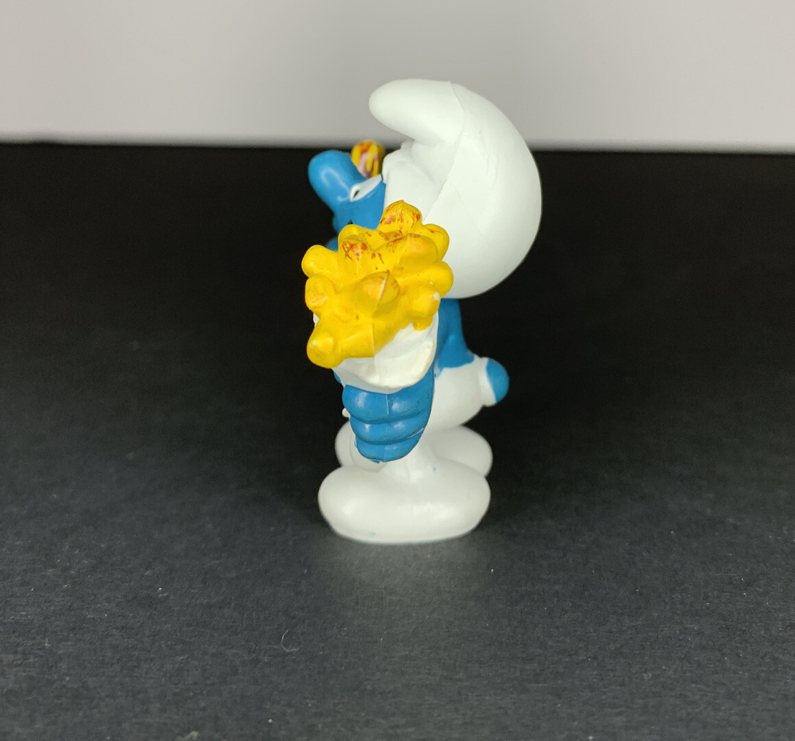 Smurf Schleich Peyo French Fries Greedy Hungry Hong Kong 1980 Collector ...