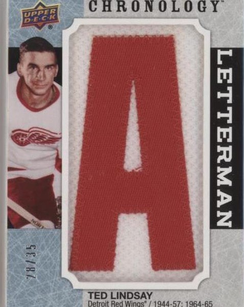 2018-19 Upper Deck Chronology - Letterman Patches Letter Relics #L-DE ...