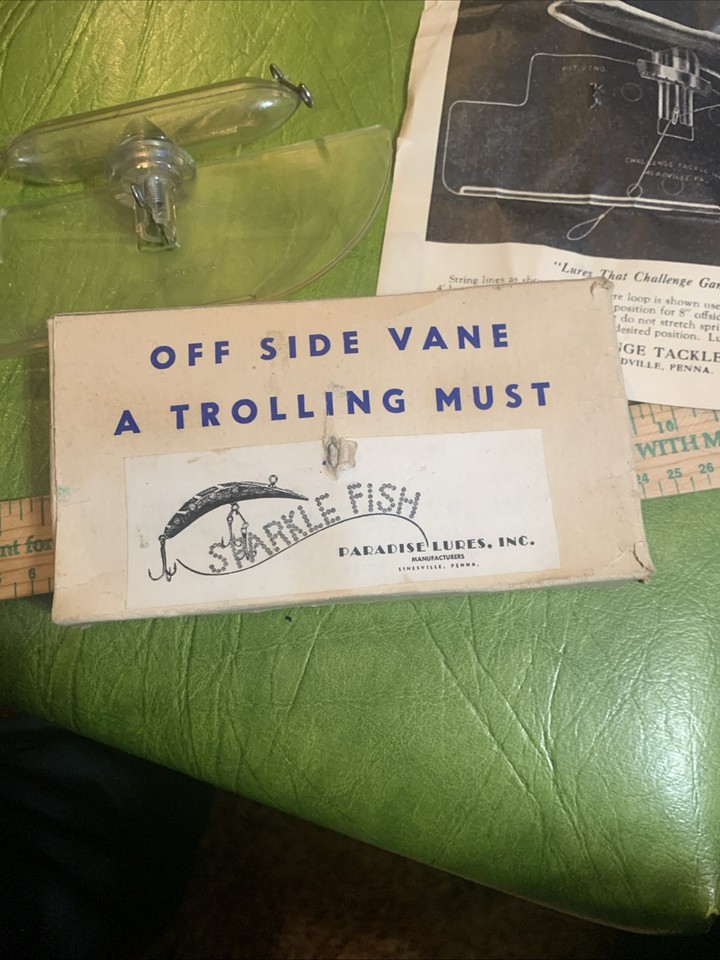 Vintage Fishing Lure In Box & Papers PARADISE LURES Challenge Tackle ...