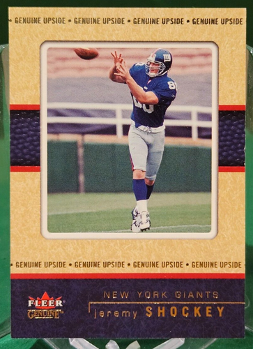 2002 Fleer Genuine - Genuine Upside #154 Jeremy Shockey /599 (RC) for sale online | eBay