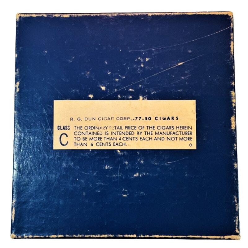 Vintage RG Dun Cigar Box 50 Cigarillos Class C Display Collectible No ...