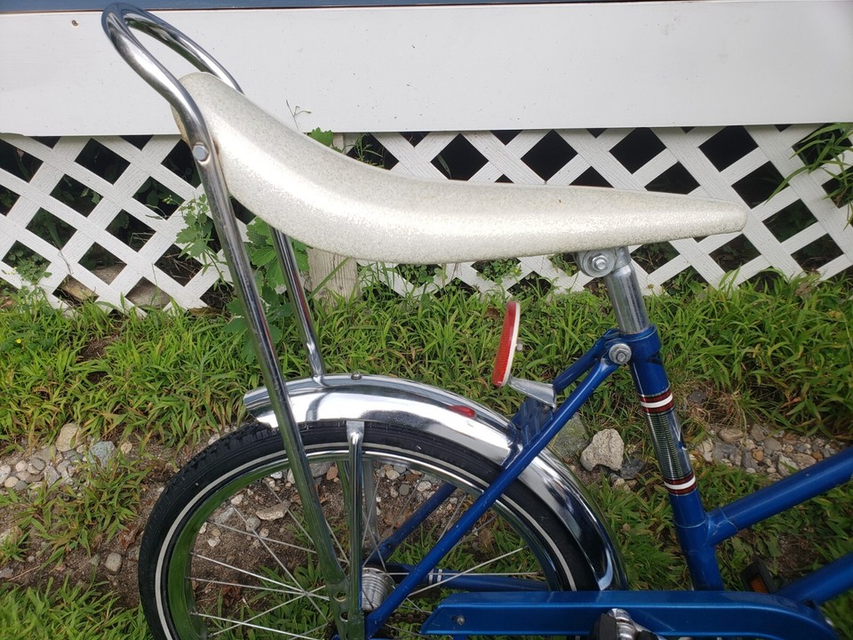 Vintage Tyler Cruiser 20in bicycle Rare Poland Banana Seat Blue Chrome ...