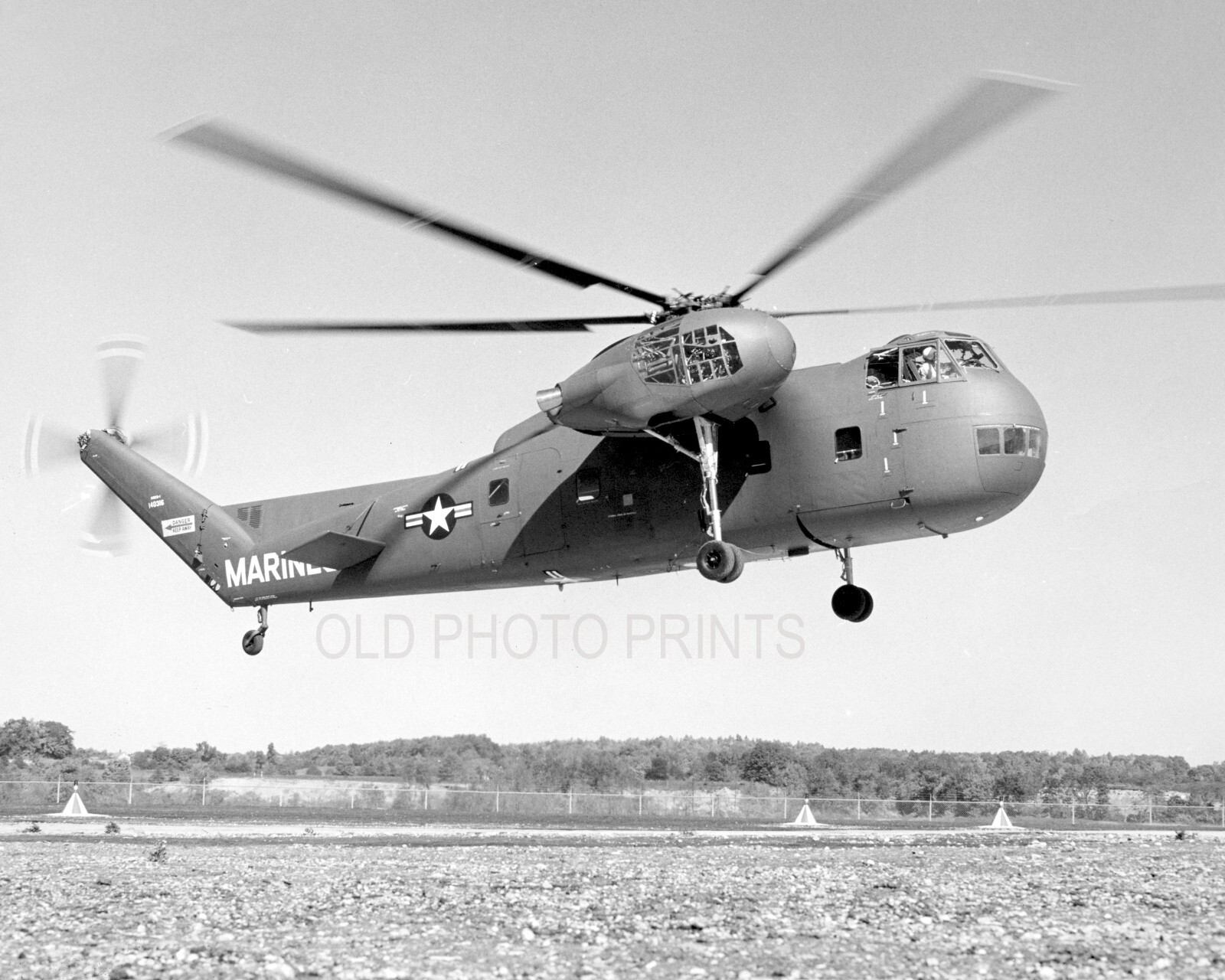 UH-37 Mojave Helicopter 1957 Photo HR2S-1 Amphibious Marines USMC 8X10 ...
