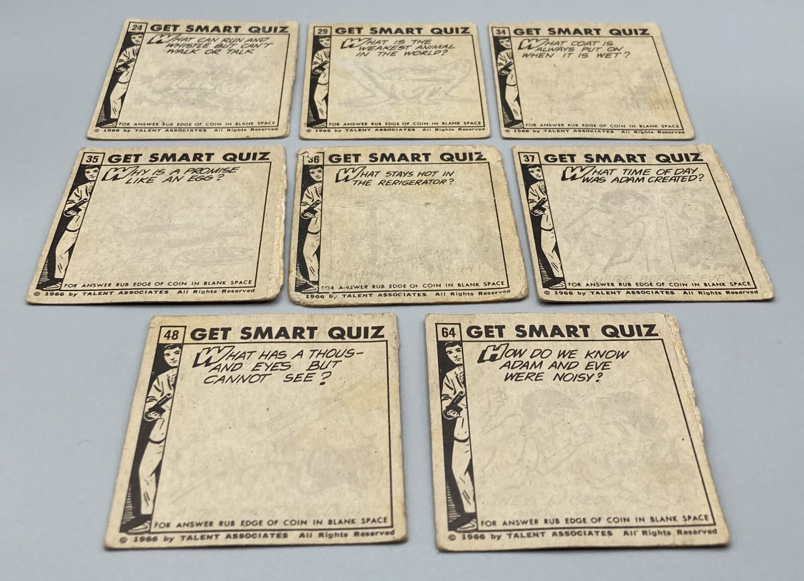 1966 Topps Get Smart Cards - Lot of 8 | eBay