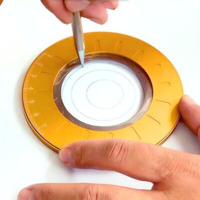 Measuring Drawing Circular Adjustable Circle Drawing Ruler Tool For ...