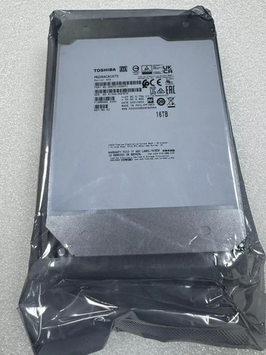 NEW Toshiba MG08ACA16TE 16TB 7.2K 512M 3.5" SATA Enterprise NAS Hard ...