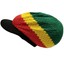 Multi Colored Rasta Hat Dreadlocks Tam Crown Dreads Slouchy Natty Cap ...