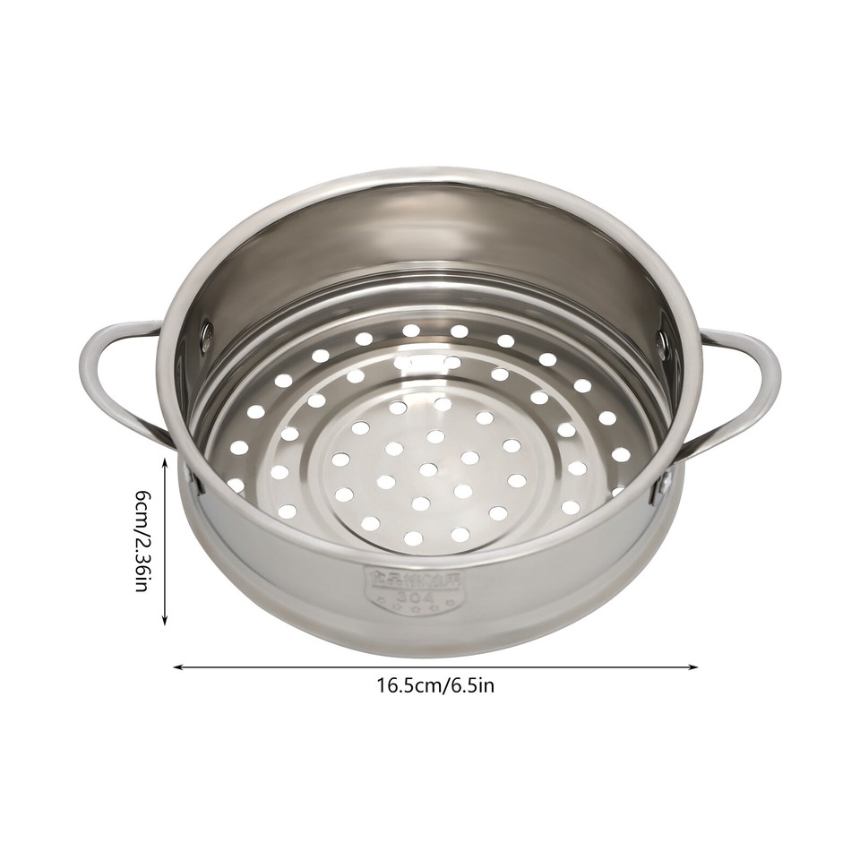 Stainless Steel Steamer, Cooking Pot, Steamer Insert and Vented Glass ...