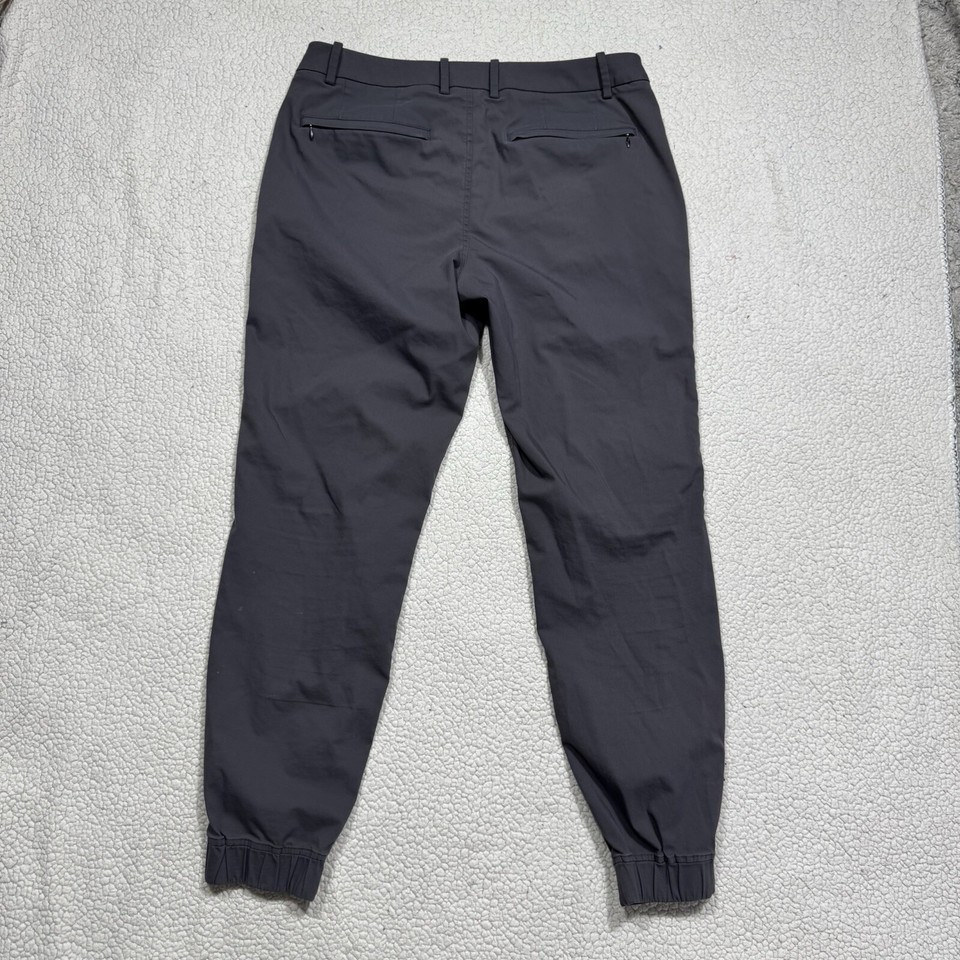 Kit & Ace Pants Mens 32 Gray Joggers Zip Pockets Double Button Mid Rise ...