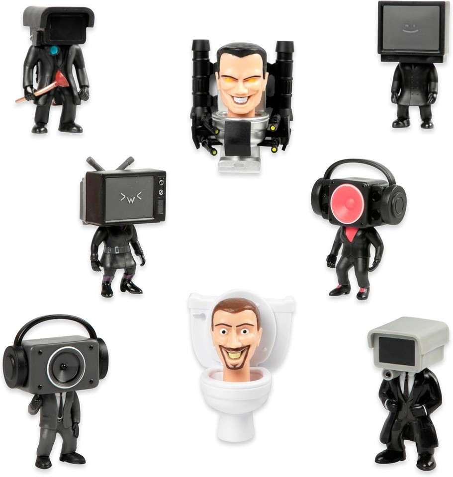 NEW OFFICAL SKIBIDI Toilet Mystery Figure Collector Series Collectible ...