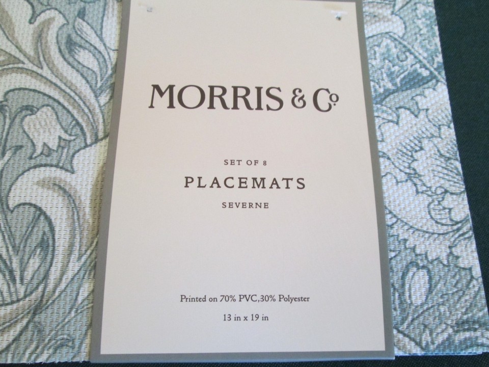 NEW Williams Sonoma MORRIS & CO. 13 by 19"SEVERNE PVC/Polyester ...