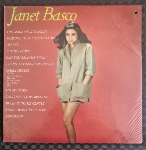 RARE LP Philippines OPM 1982 JANET BASCO NEAR MINT factory sealed ...